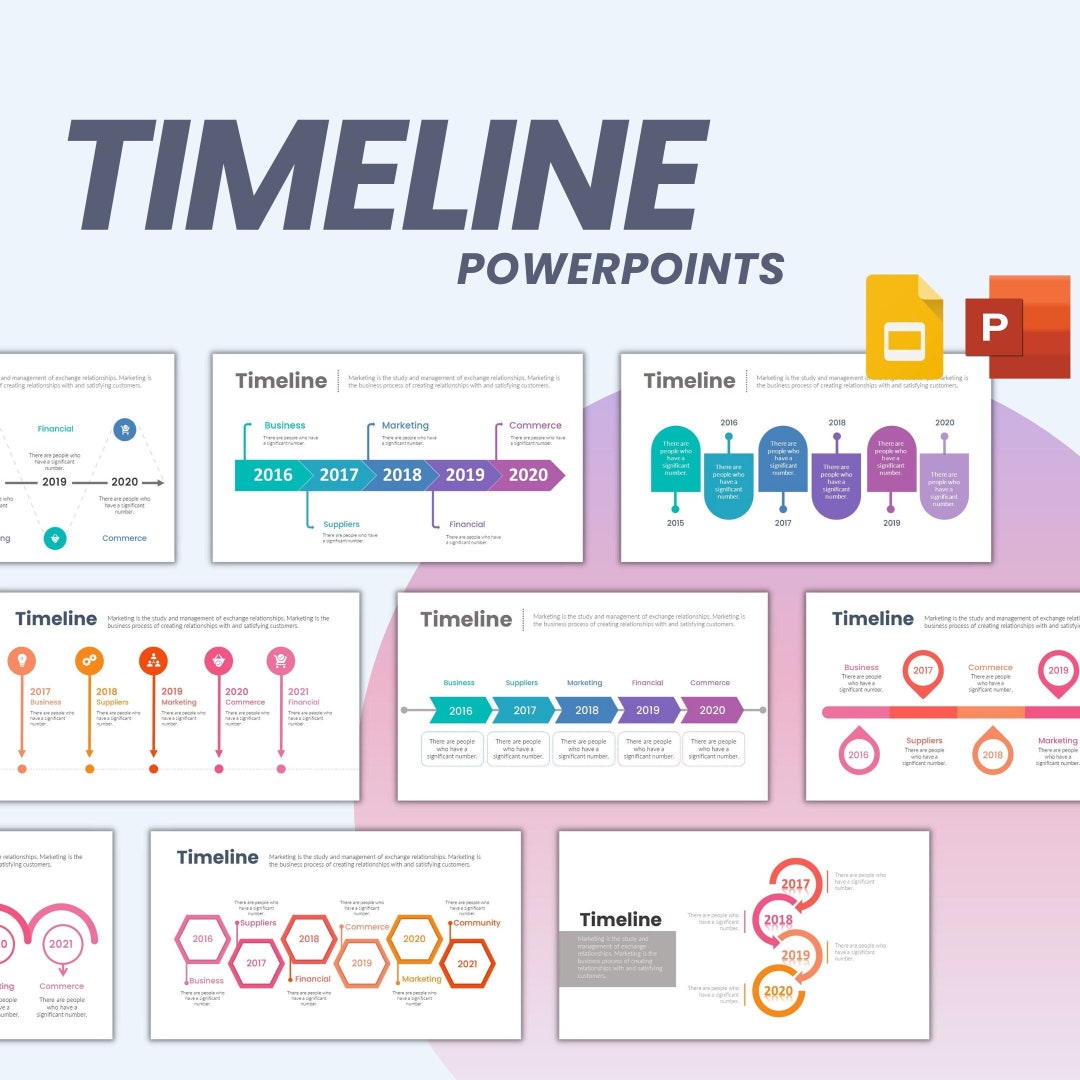 Timeline Powerpoint Fully Editable Templates | Timeline Charts ...