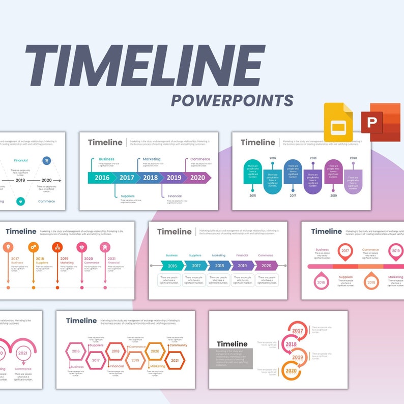 Timeline Powerpoint Fully Editable Templates | Timeline Charts ...