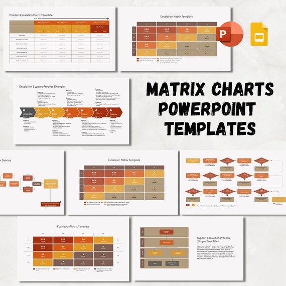 Powerpoint Matrix Template