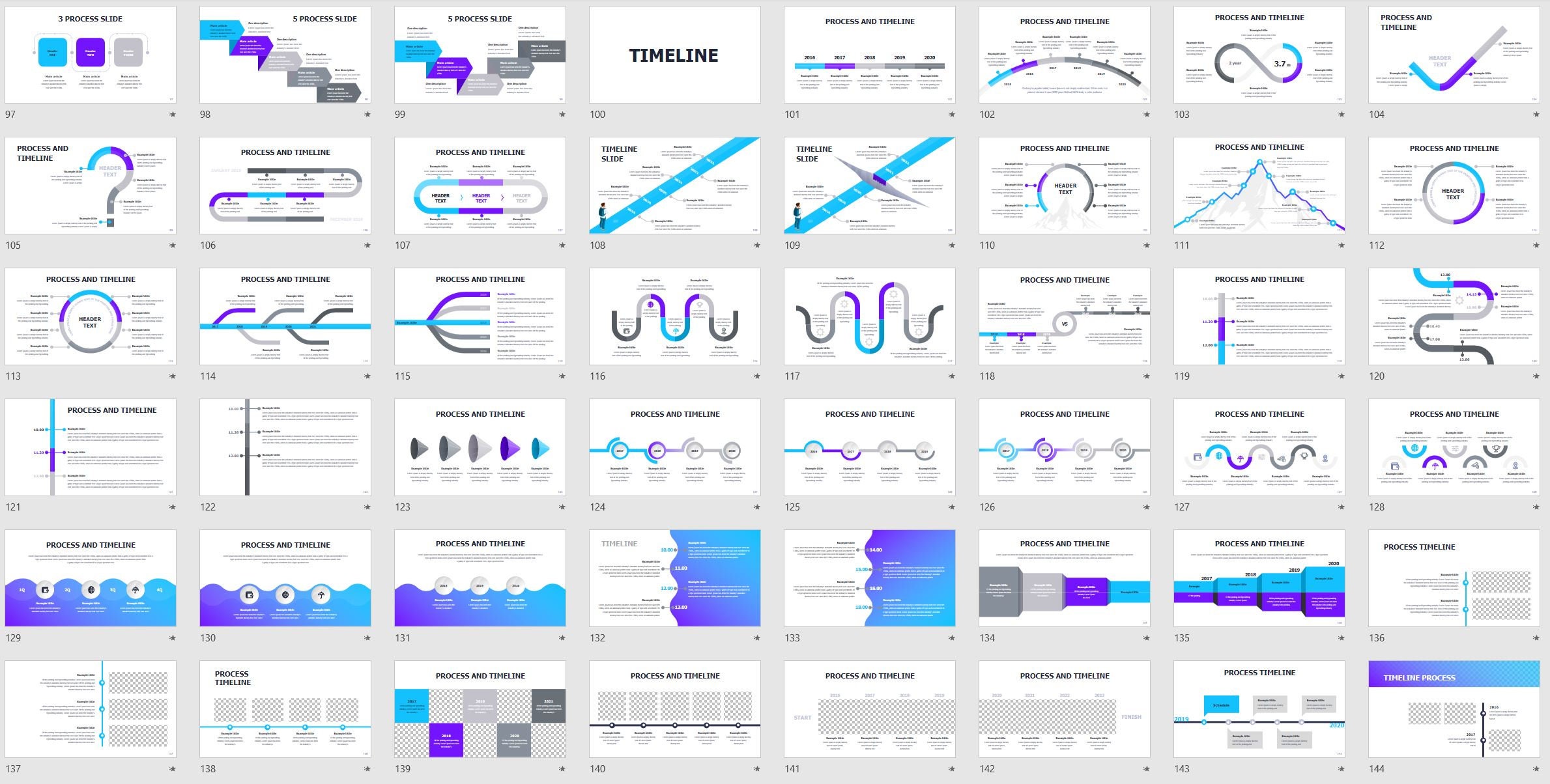 Business Chart Powerpoint Fully Editable Templates 500 - Etsy