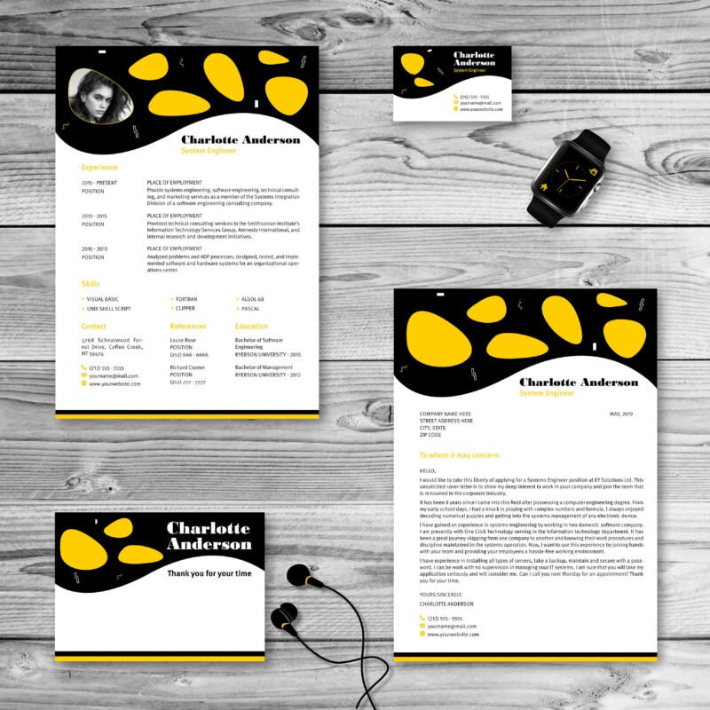 Resume Template Collection Modern Resume Template - Etsy