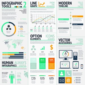 Infographic Tools Vector Templates | Vector Infographics | Illustrator ...