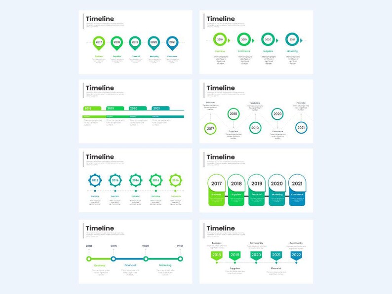 Timeline Charts Slide Fully Editable Templates | Business Timeline ...