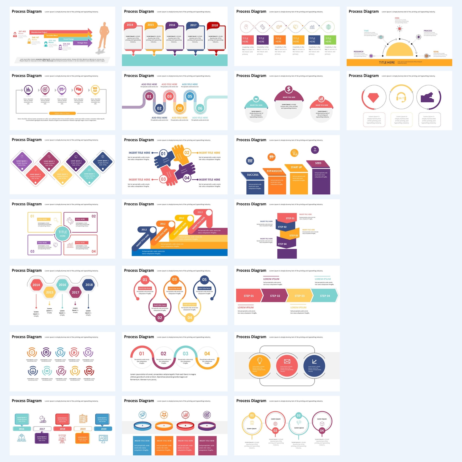 Progress Chart Powerpoint Templates | Editable Presentation (191 Slides ...