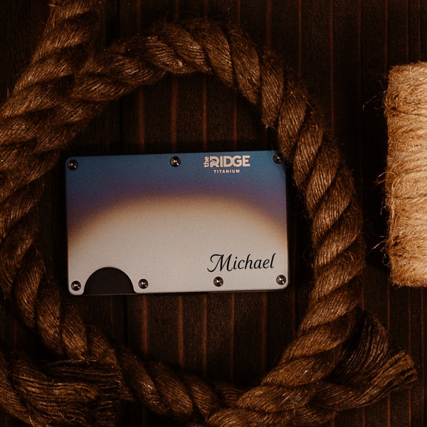 Ridge Wallet Plate - Etsy