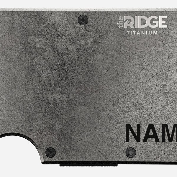 Titanium Wallet - Etsy