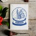 Set of 3 Christmas Winter Scene Cards Snow Globe Winter - Etsy