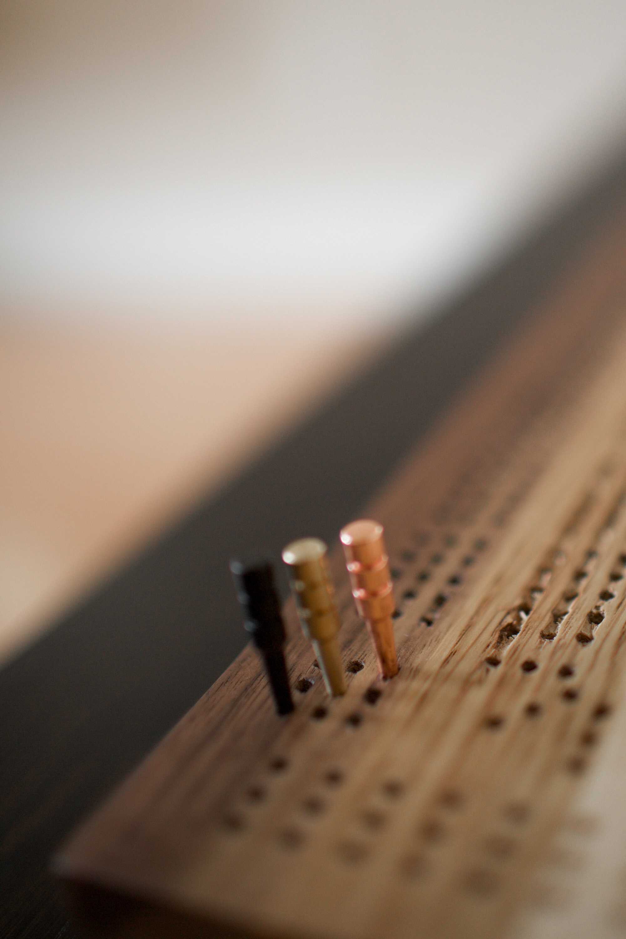 Solid Wood Cribbage Board - Etsy