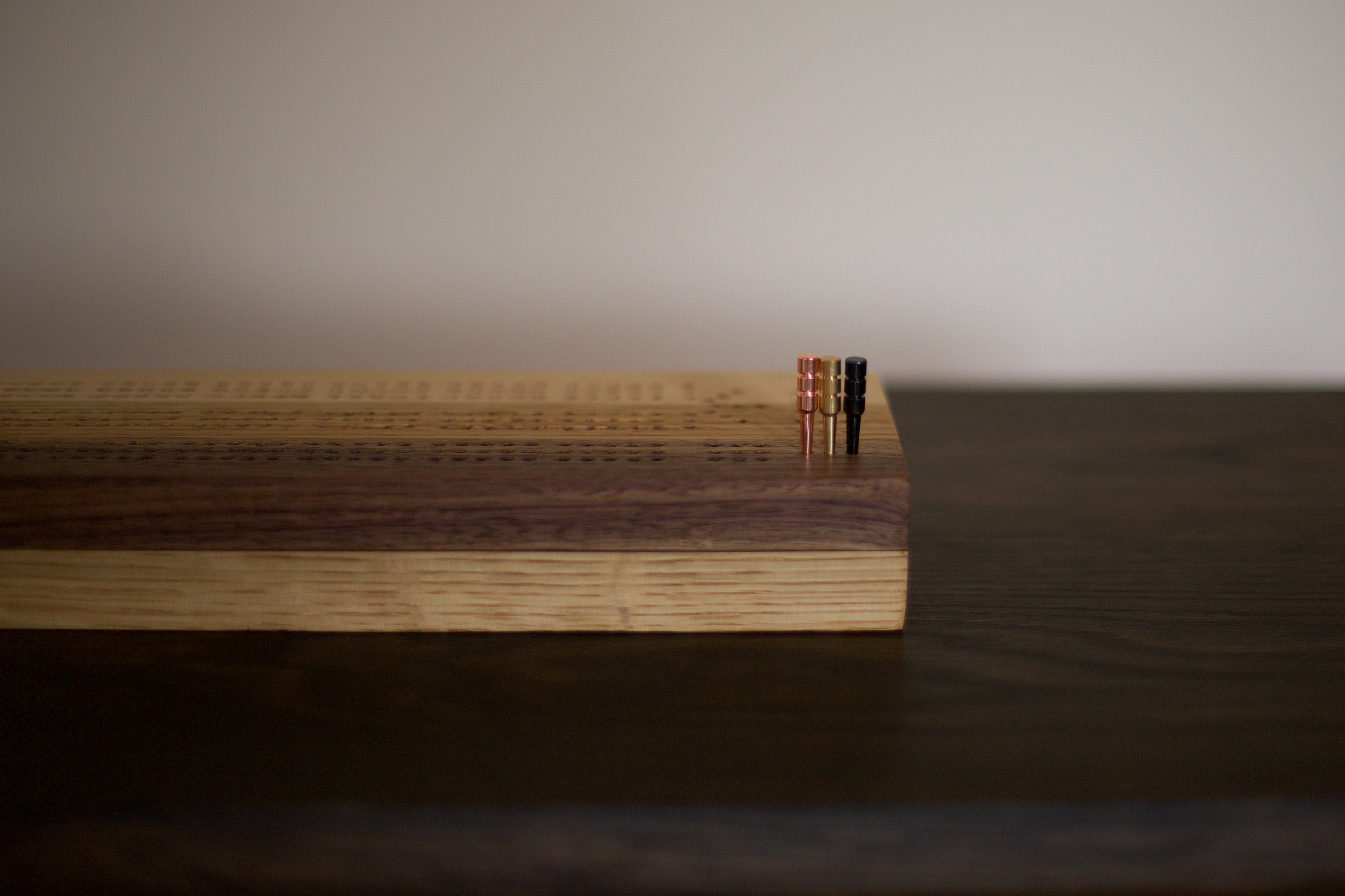 Solid Wood Cribbage Board - Etsy