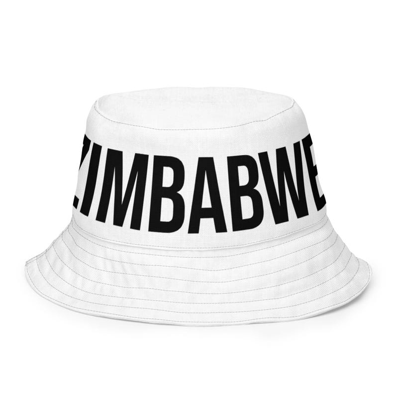 Zimbabwe Flag Reversible Bucket Hat, Africa Fashion - Etsy