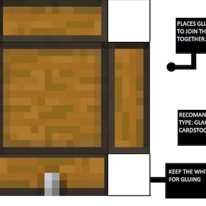 Minecraft Chest- Papercraft - Etsy