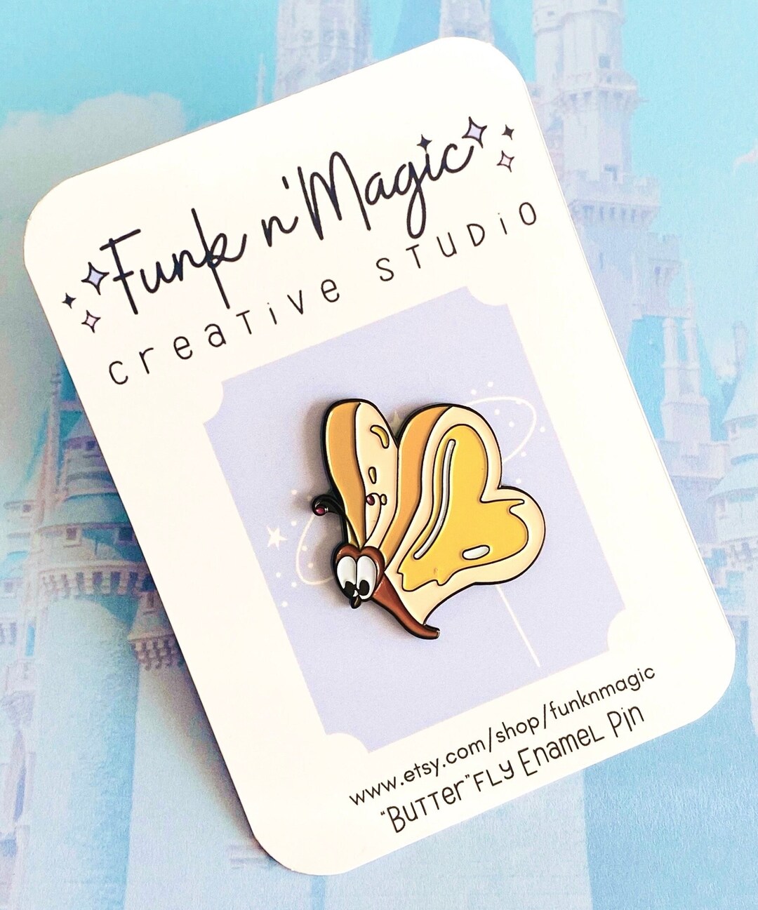 Disney Inspired butterfly Enamel Pin Inspired Alice in Wonderland Hard ...