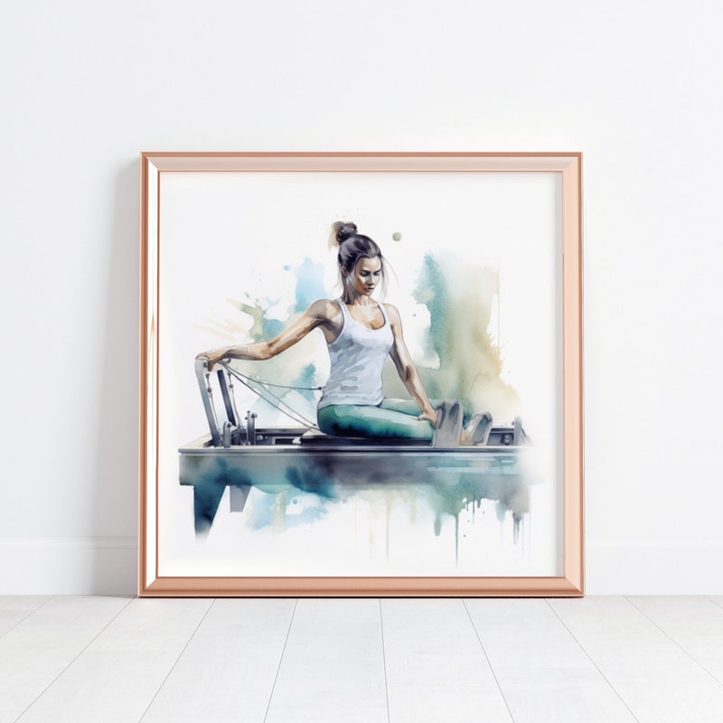 Pilates Art Print - Etsy