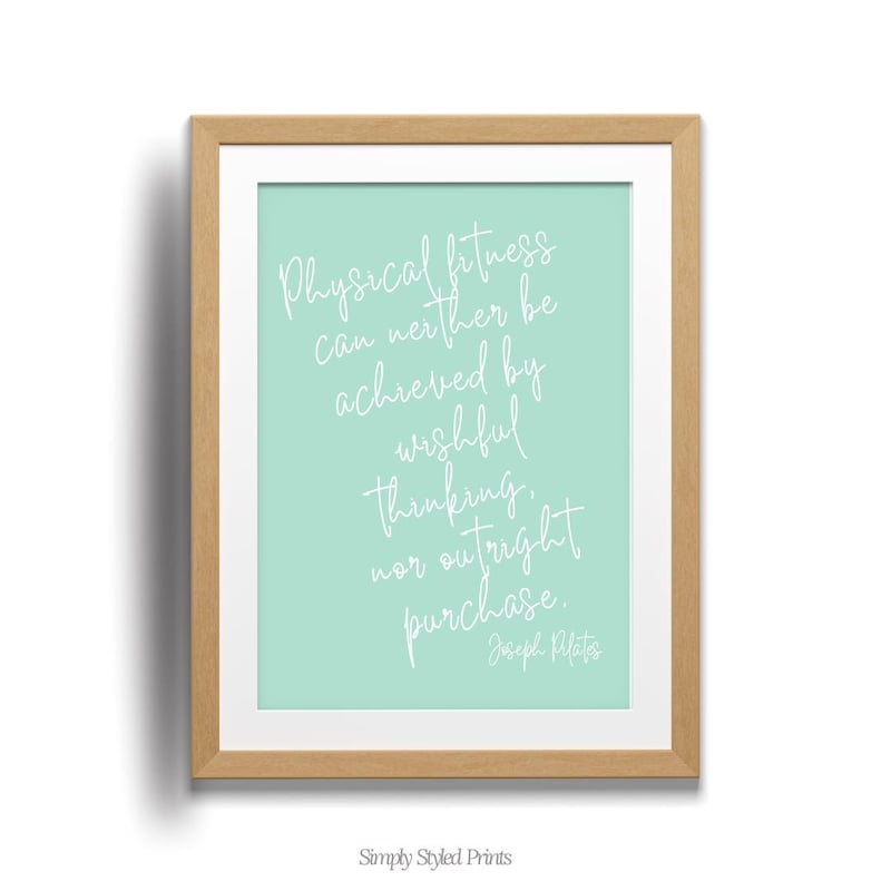 Wall Pilates Poster - Etsy