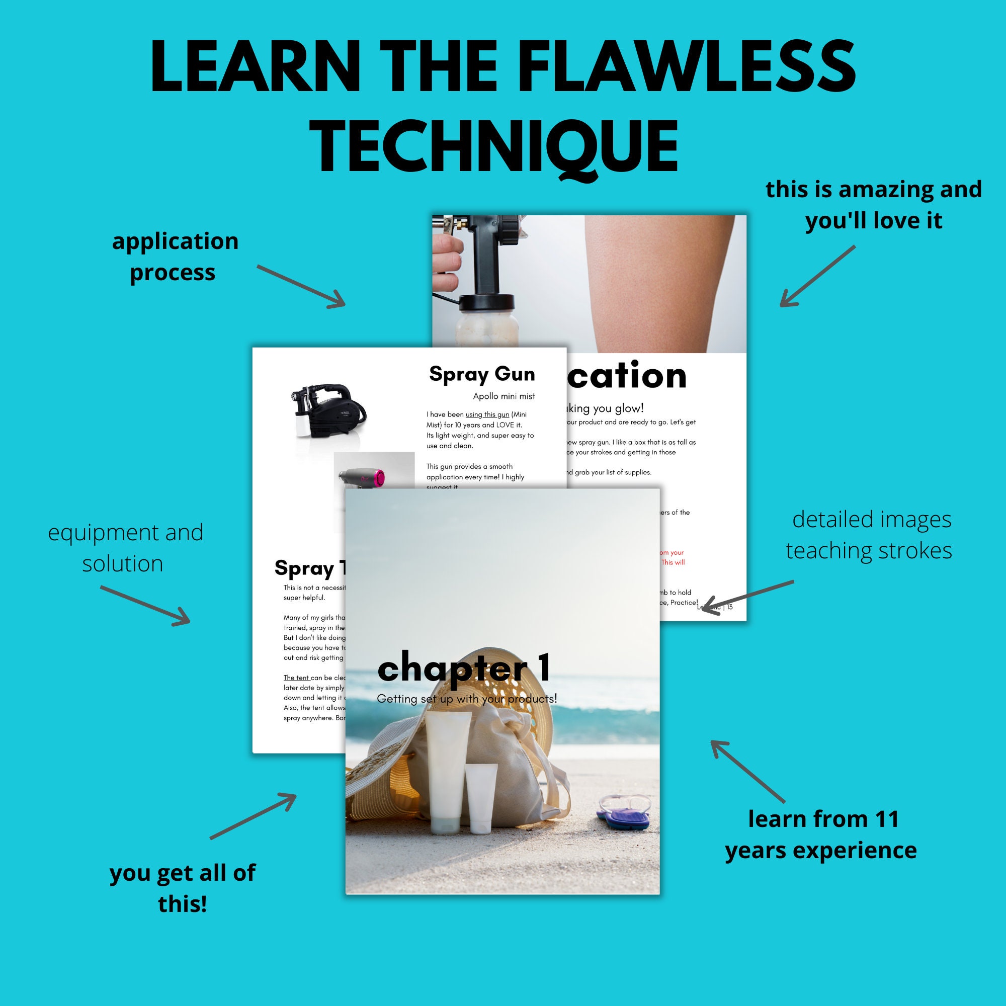 DIY Spray Tan Guide: Home Airbrush Tanning Ebook, Professional Tips ...