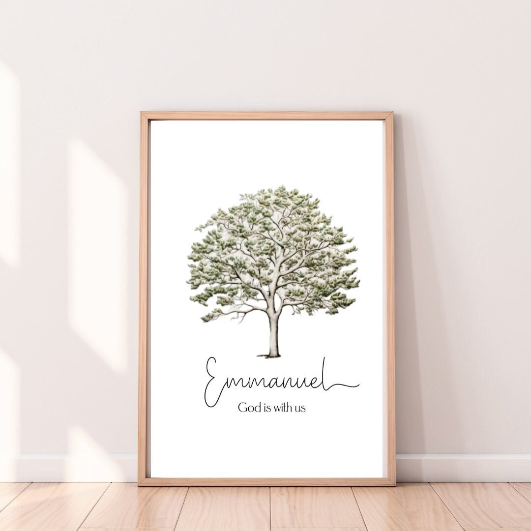 Modern Christian Art, Emmanuel Definition, God is With Us, Tree of Life ...