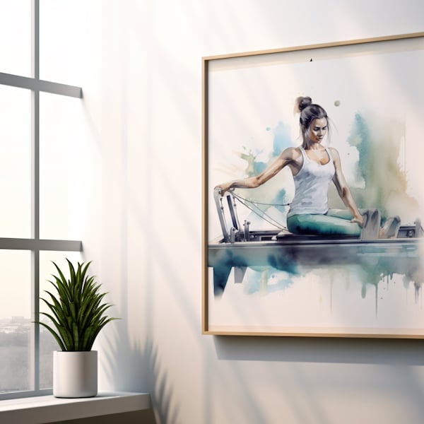 Pilates Wall Art - Etsy