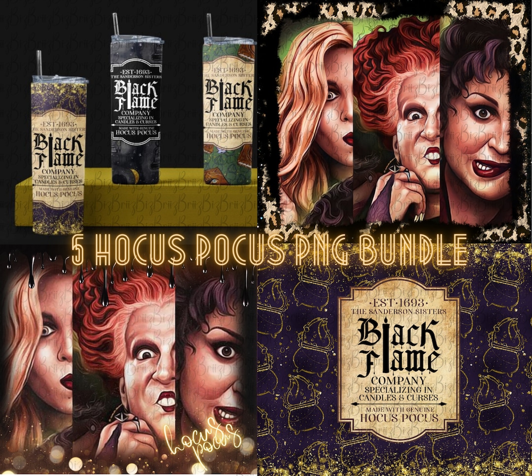 5 Hocus Pocus PNG Bundle - Etsy