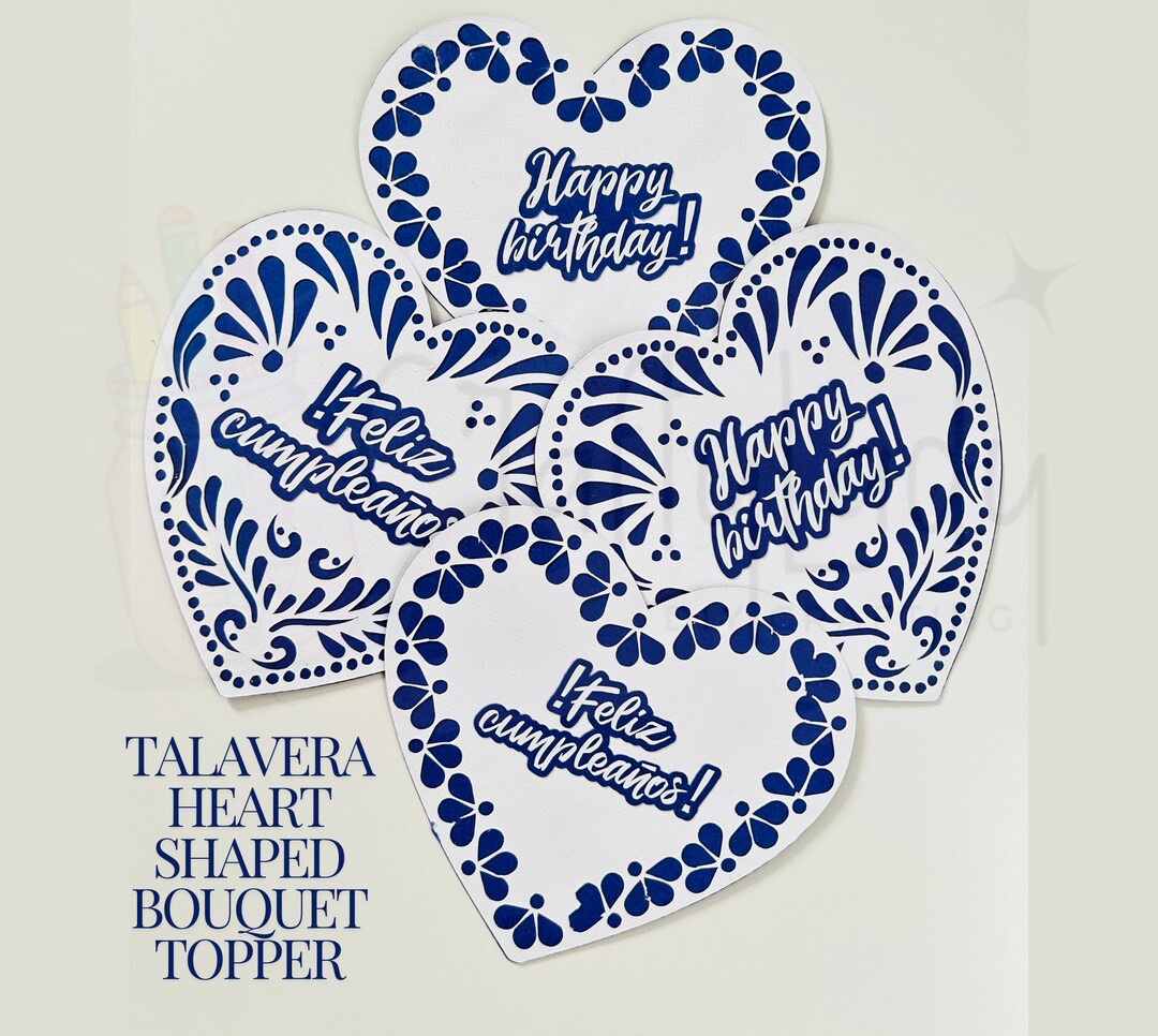 Talavera Design Bouquet Topper - Etsy