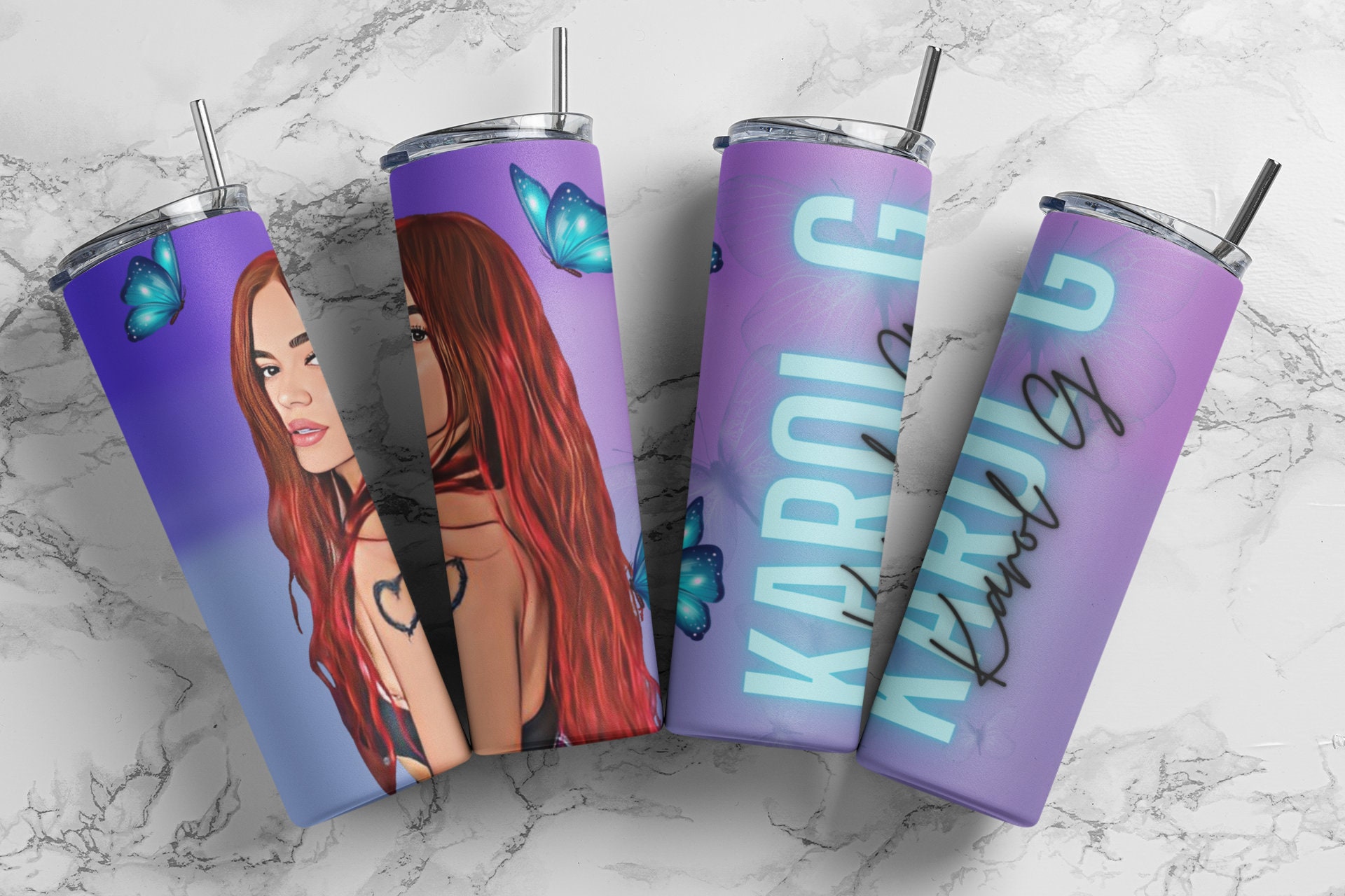 Karol G PNG Tumbler Wrap - Etsy