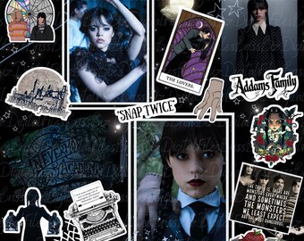 Wednesday Addams Png , Wednesday Addams Svg, Sublimation , Addams ...