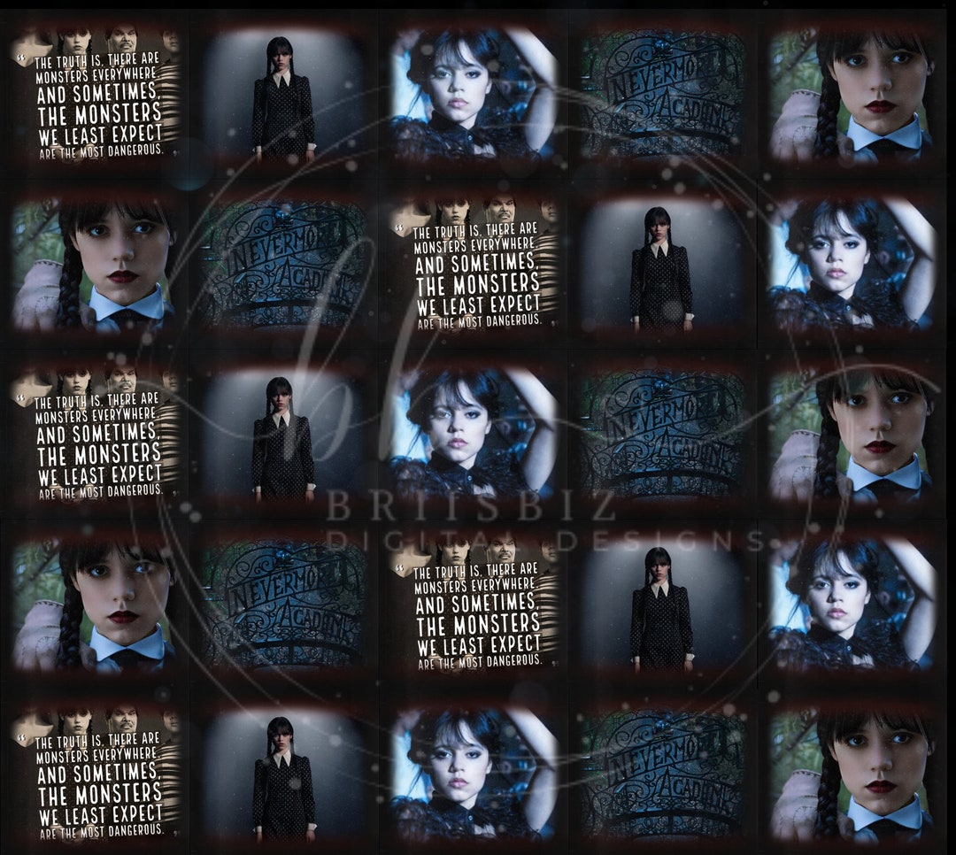 Wednesday Addams PNG - Etsy