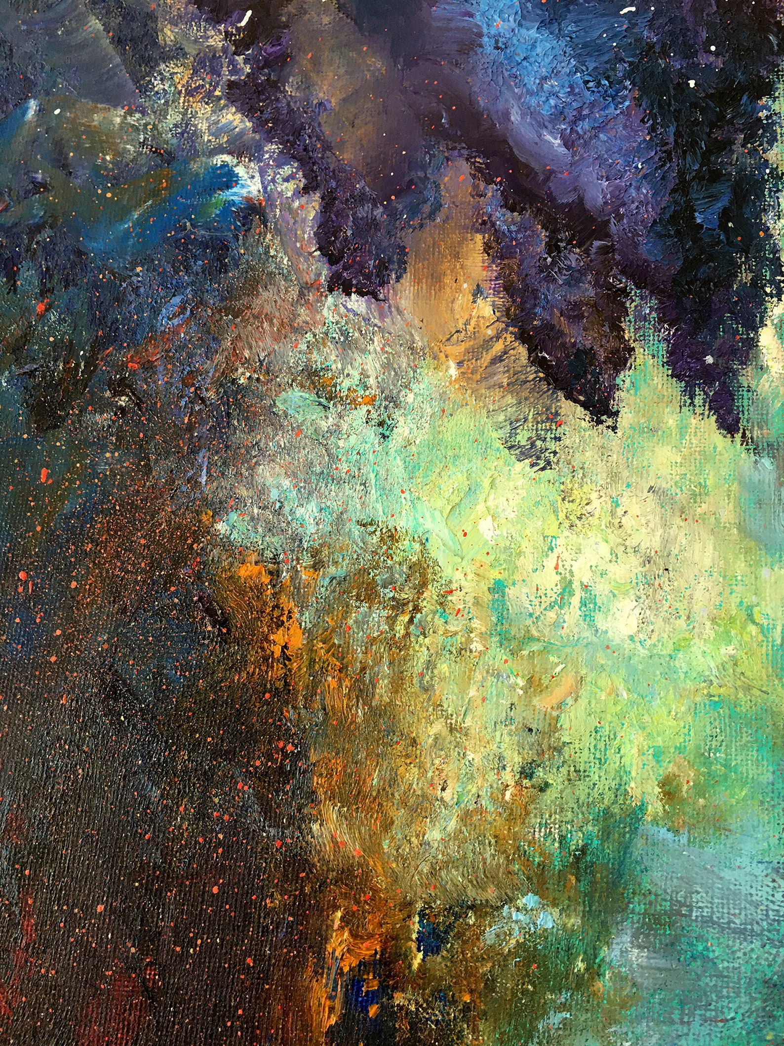 Original Irish Abstract Oil Painting on Canvas - Etsy