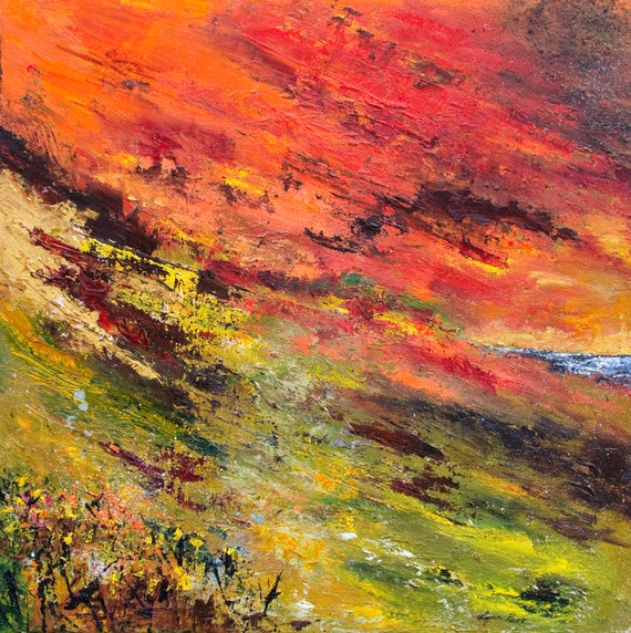 Coast Path Original Oil Painting - Etsy