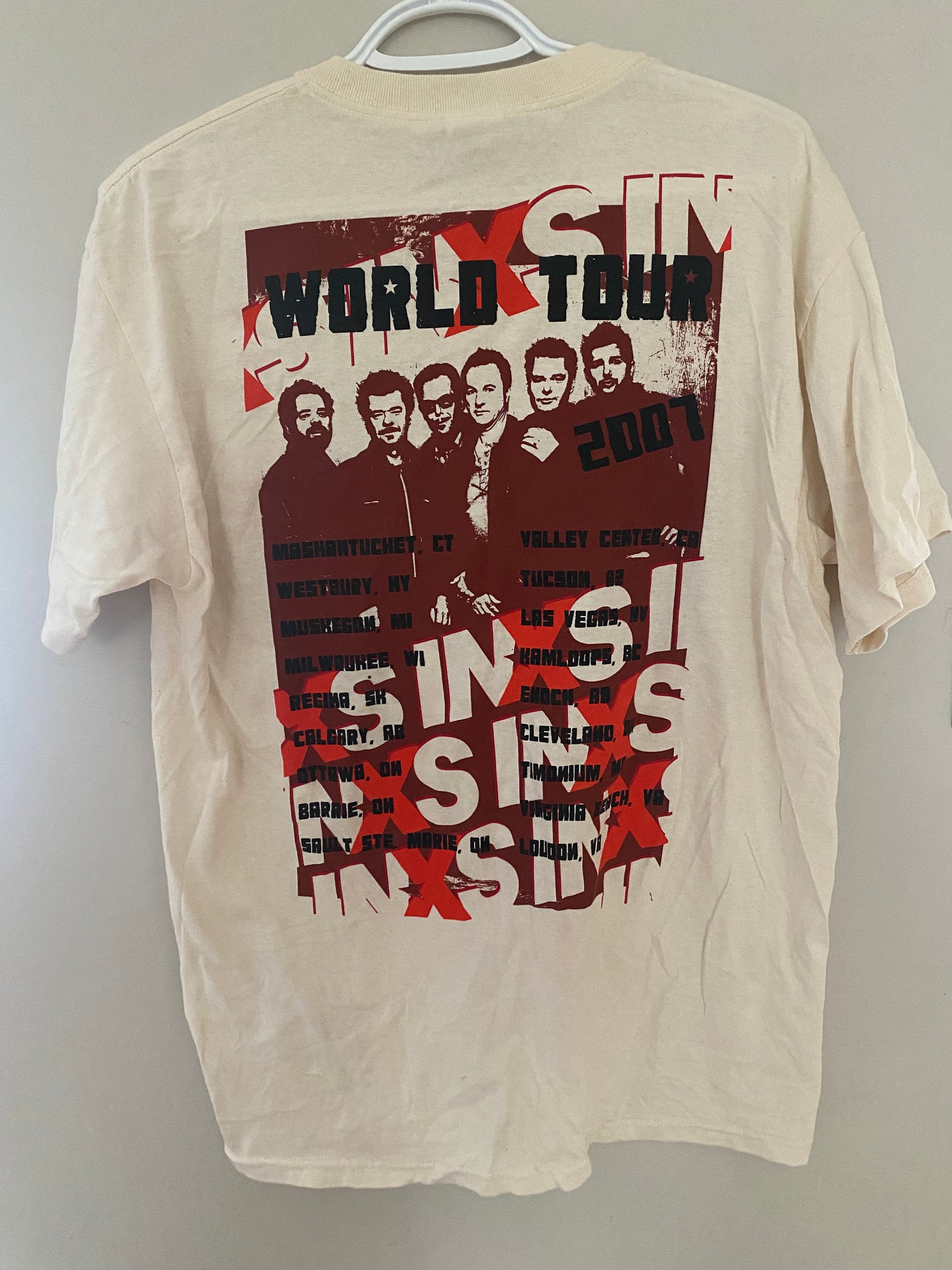 2007 Inxs World Tour Medium - Etsy