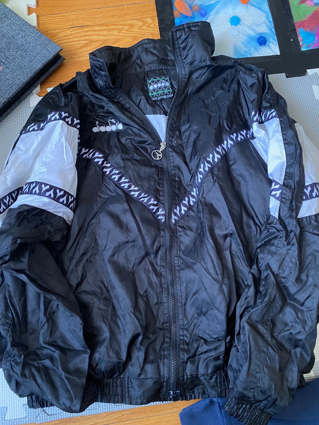 Vintage Diadora Jacket Large - Etsy