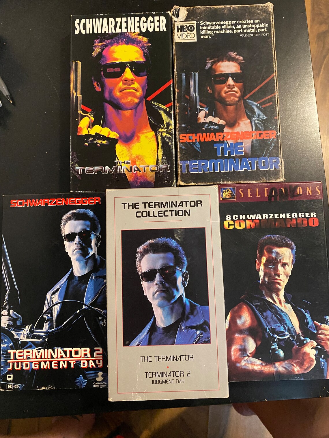 Choose One Vintage VHS Tapes Rocky, Terminator, 1980s, 1990s - Etsy