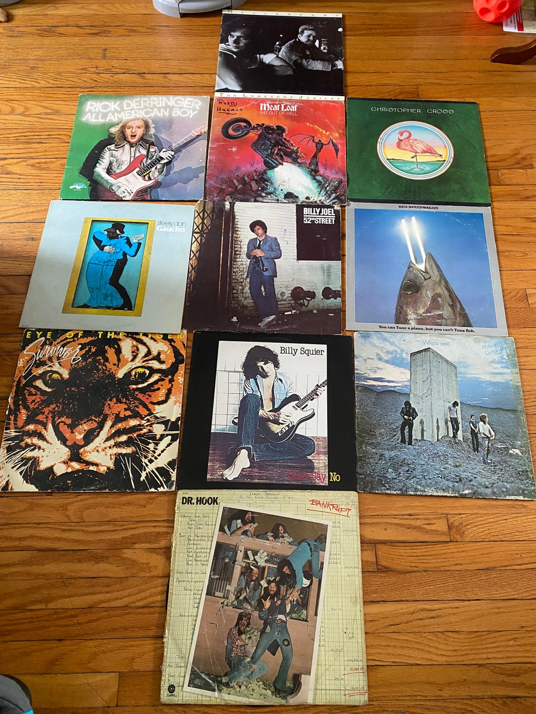 Rock Vinyl Records - Etsy