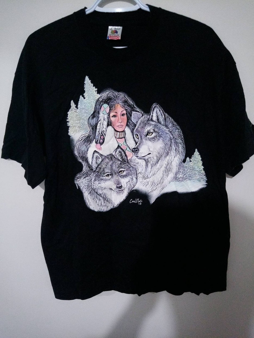 90s Wolf Size Large - Etsy