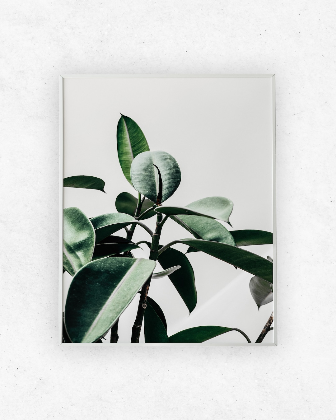 Greenery Wall Art, Green Plant Art, Botanical Wall Art, Green Leaves ...