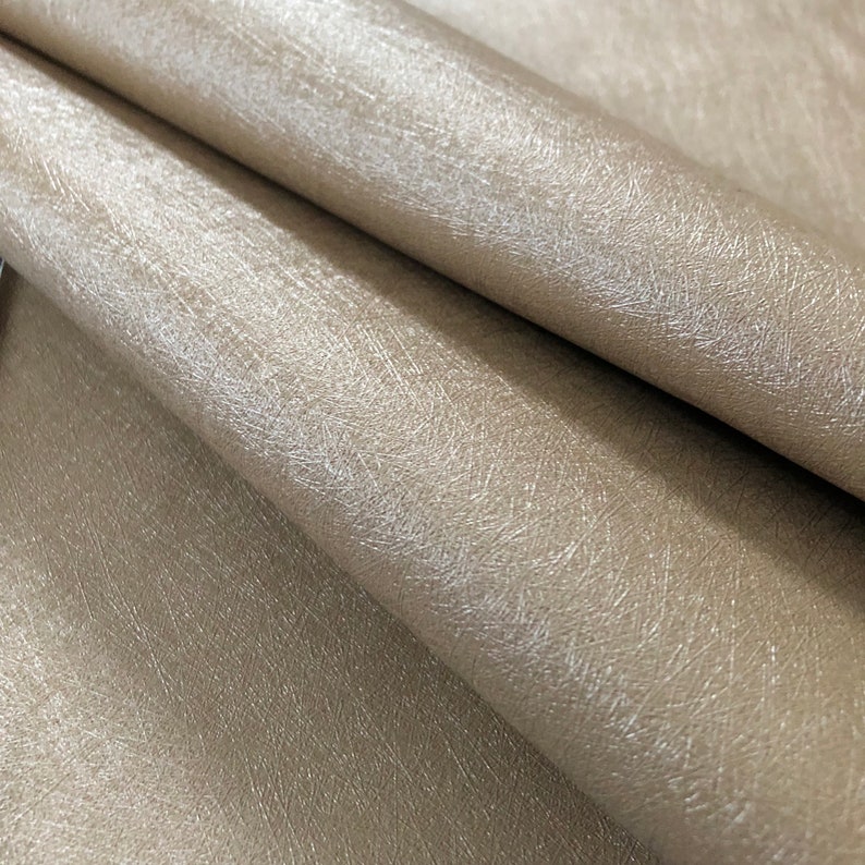 Silky Textured Faux Leather With a Sheen, Soft Satin Like Vinyl Fabric ...
