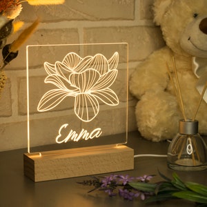 Soft Glow Baby Night Light With Cute Outlined Dolphin Design, Perfect ...