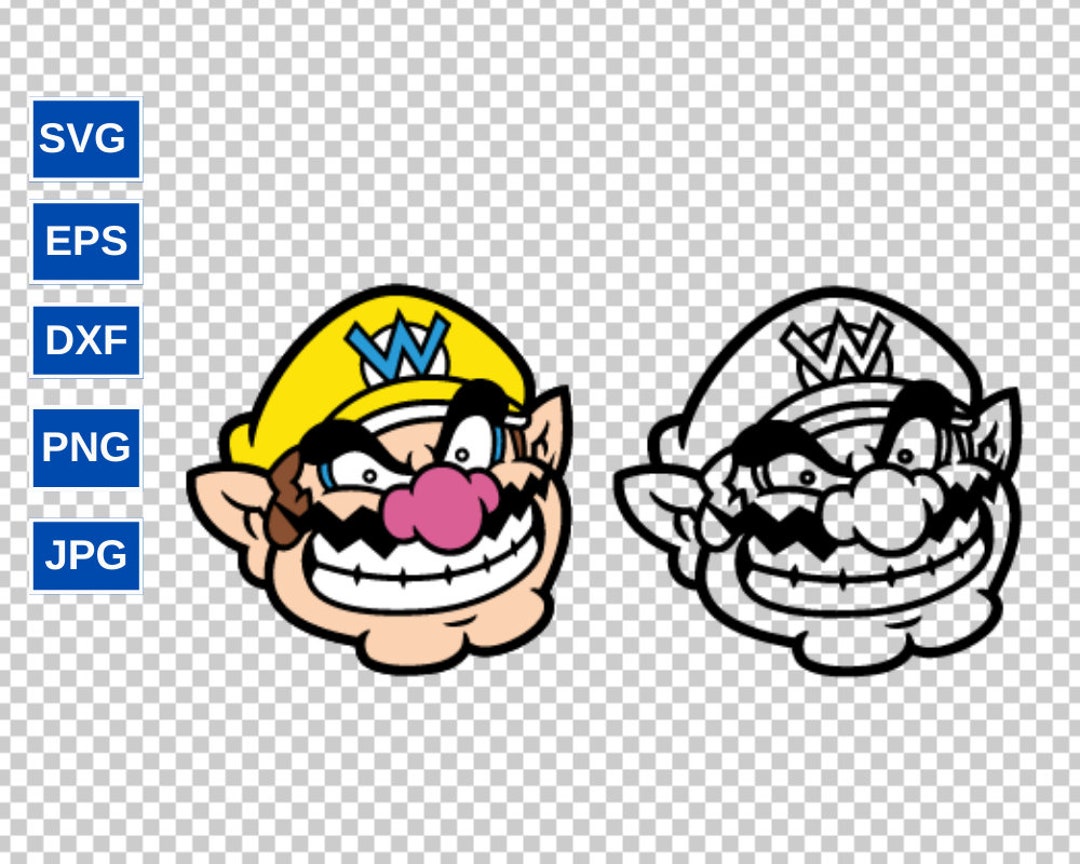 Wario Svg Mario Svg Koopa Svg King Monster Svg - Etsy Australia