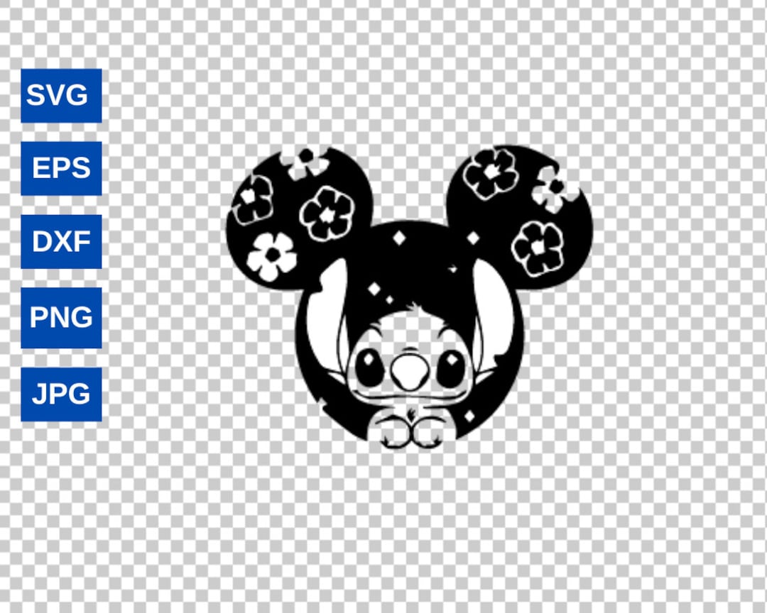 Stitch Ears Svg Stitch Svg Lilo & Stitch Svg archivos de - Etsy España