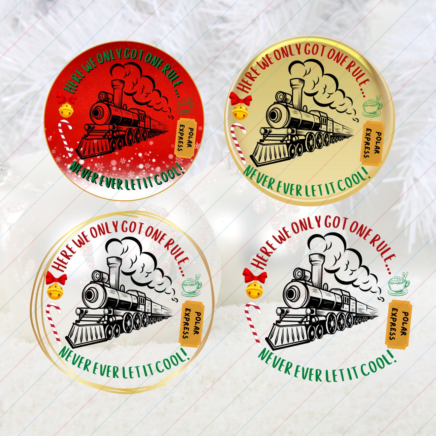 Polar Express PNG Decals, Hot Chocolate Files, Here We Only Got One ...