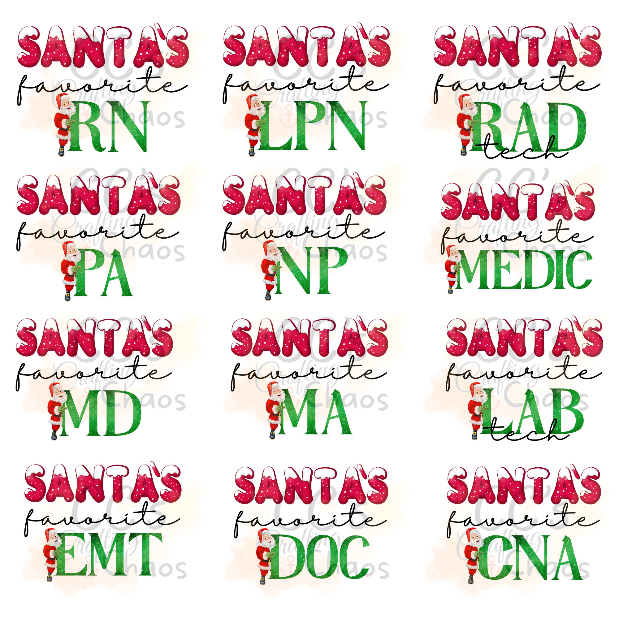Healthcare Christmas Png, Medical Office Christmas Shirt Png, Santa's ...
