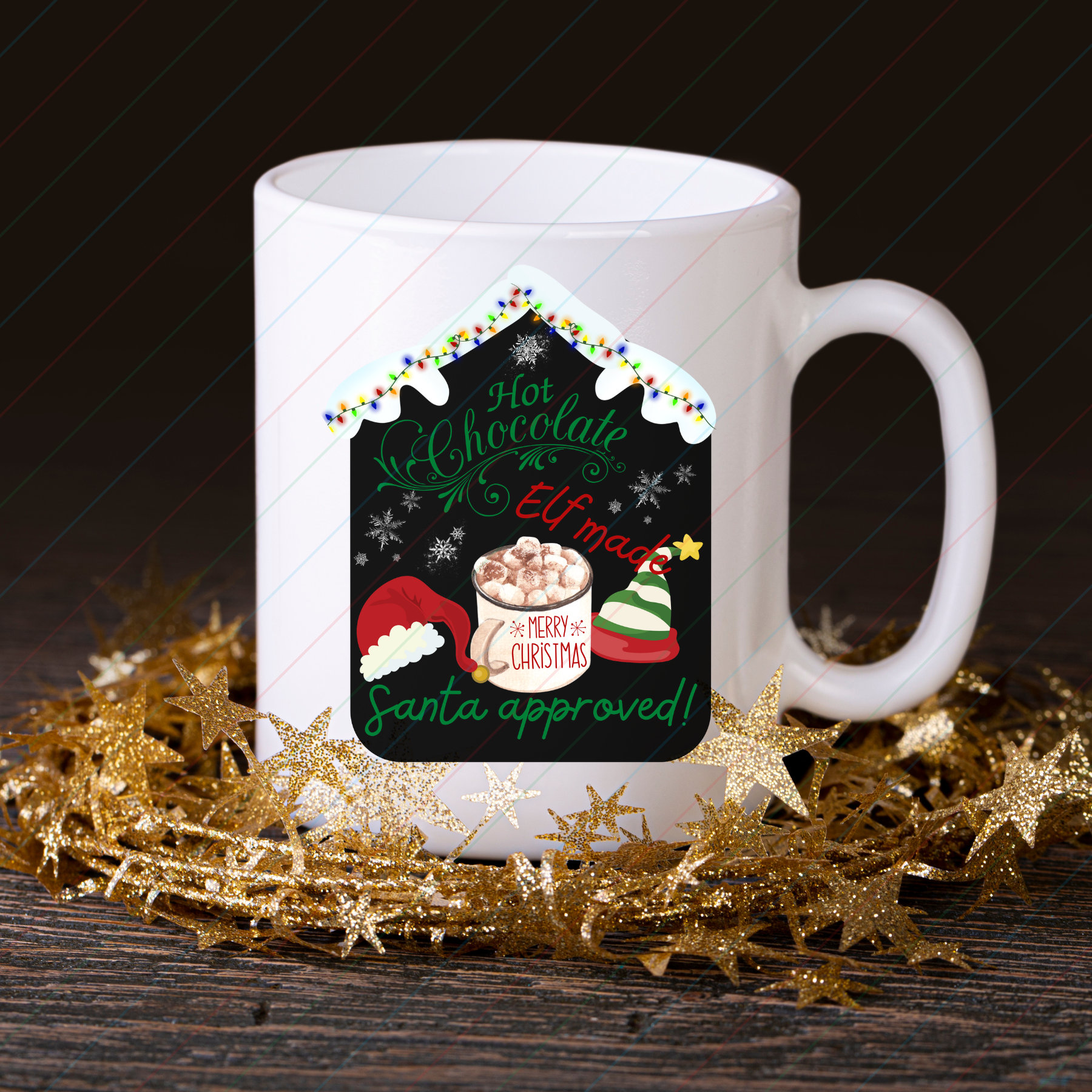Hot Chocolate Christmas PNG Files, Believe Christmas File, Gingerbread ...