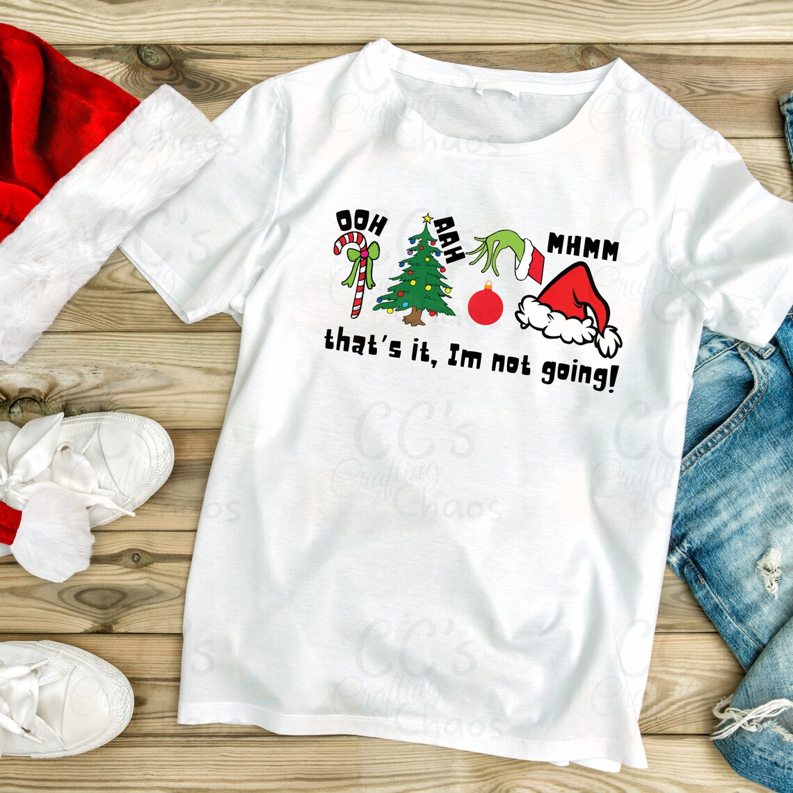 Ooh Ahh Mhmm That's It I'm Not Going PNG, Christmas Digital Download ...