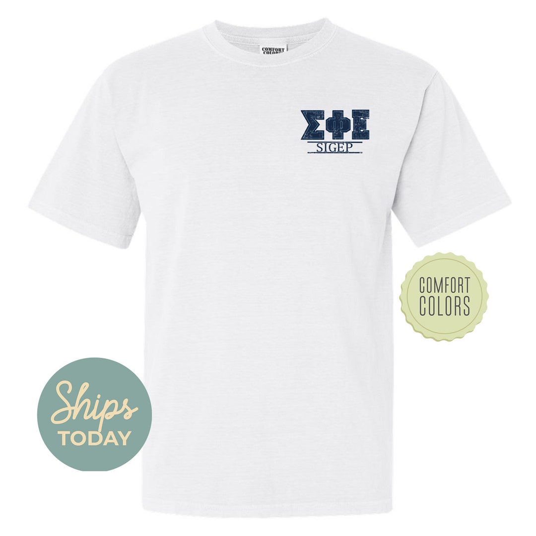 Sigma Phi Epsilon Symbolic Style Fraternity T-shirt Sigep - Etsy