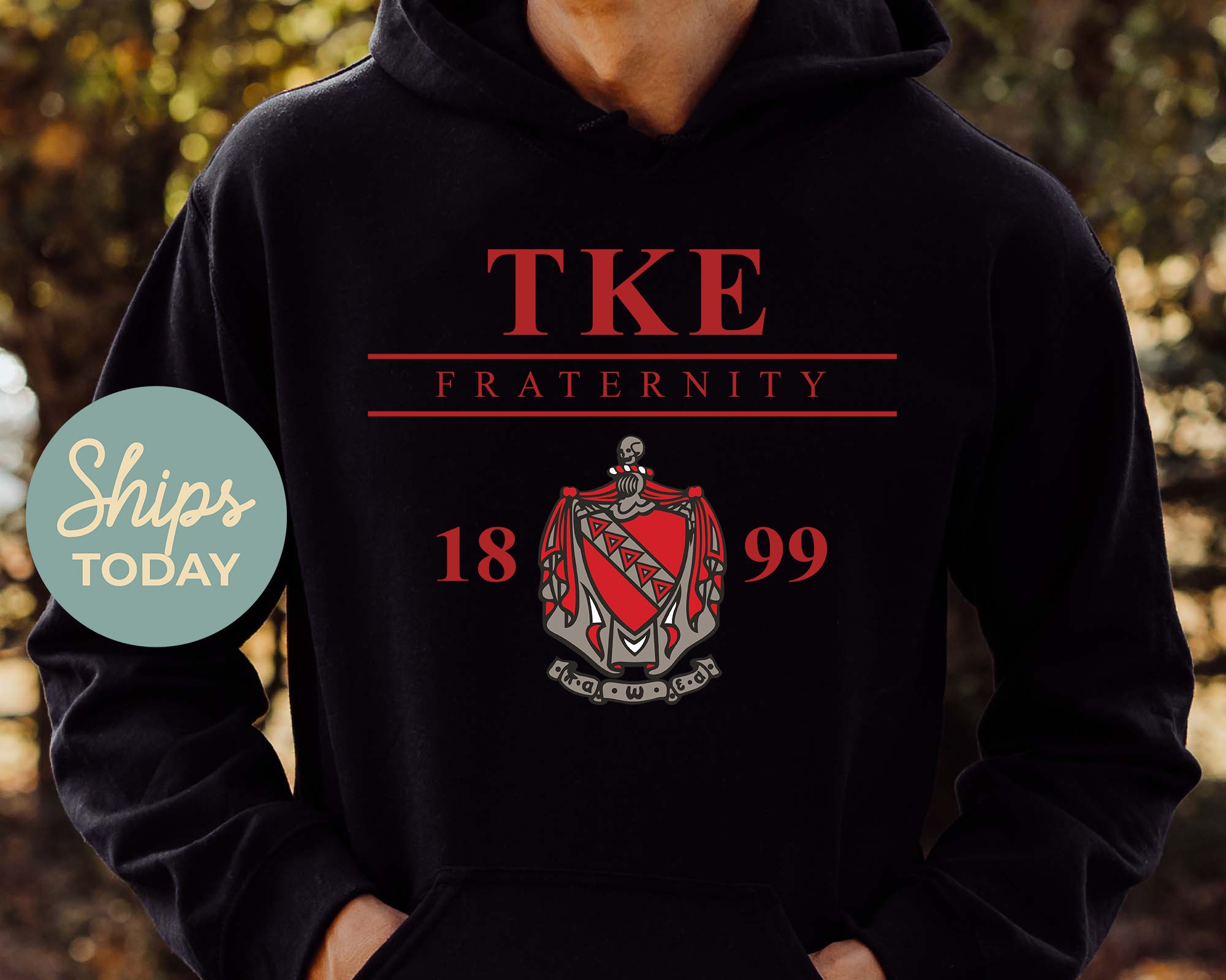 Tau Kappa Epsilon Iconic Crest Fraternity Sweatshirt TKE - Etsy