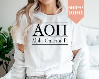 Aoii Letters Shirt - Etsy