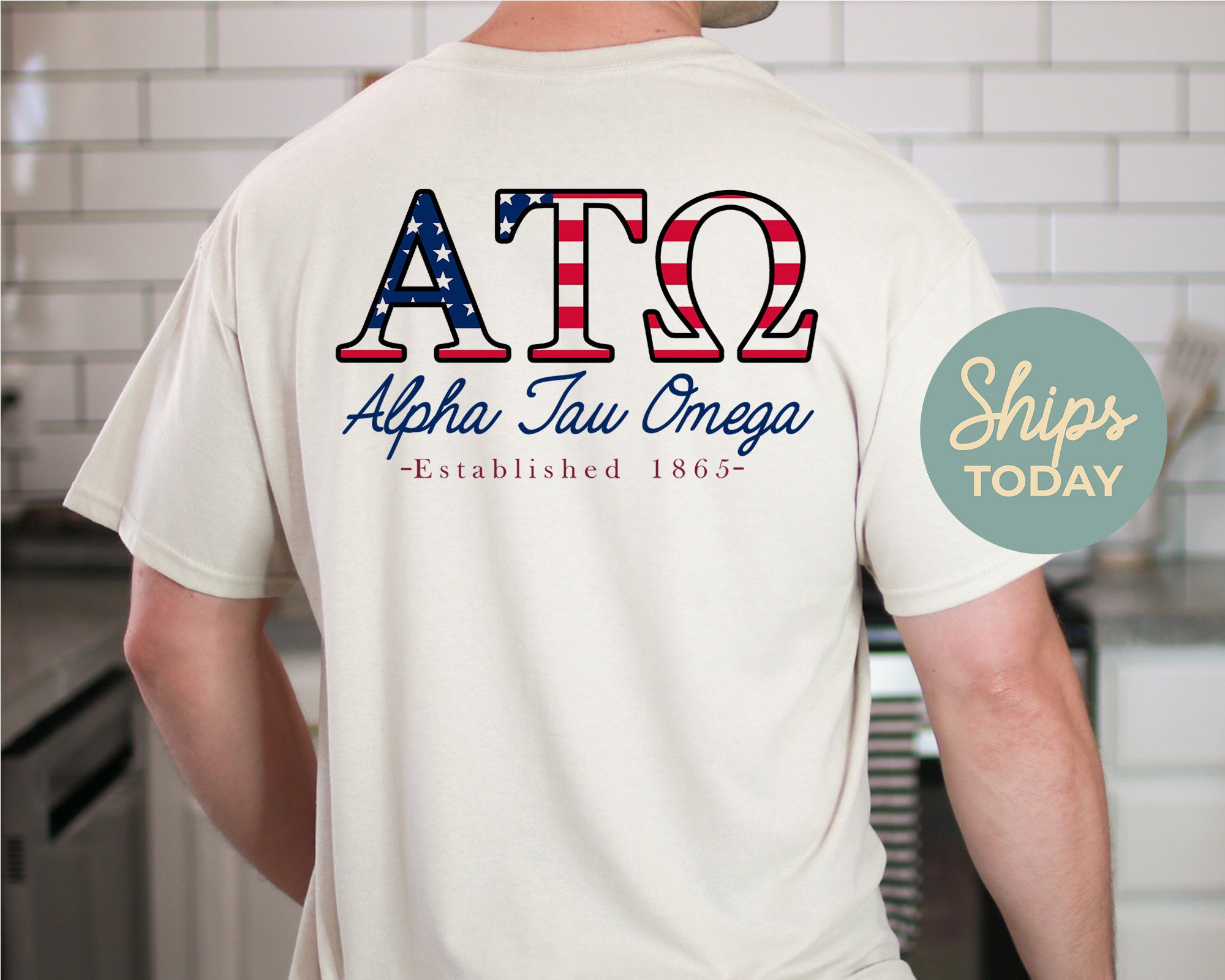 Alpha Tau Omega Flag Flying