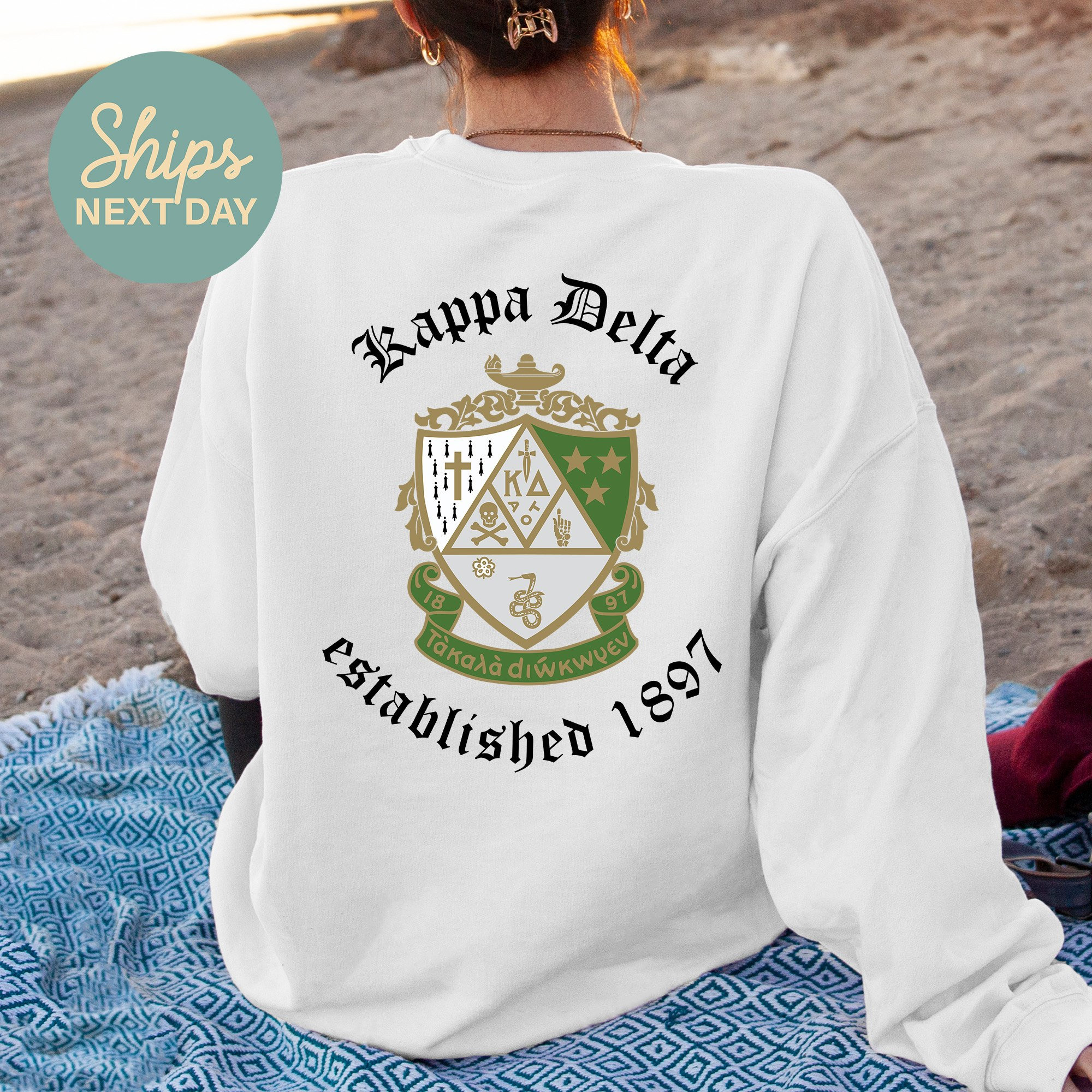 Kappa Delta Crest Sweatshirt
