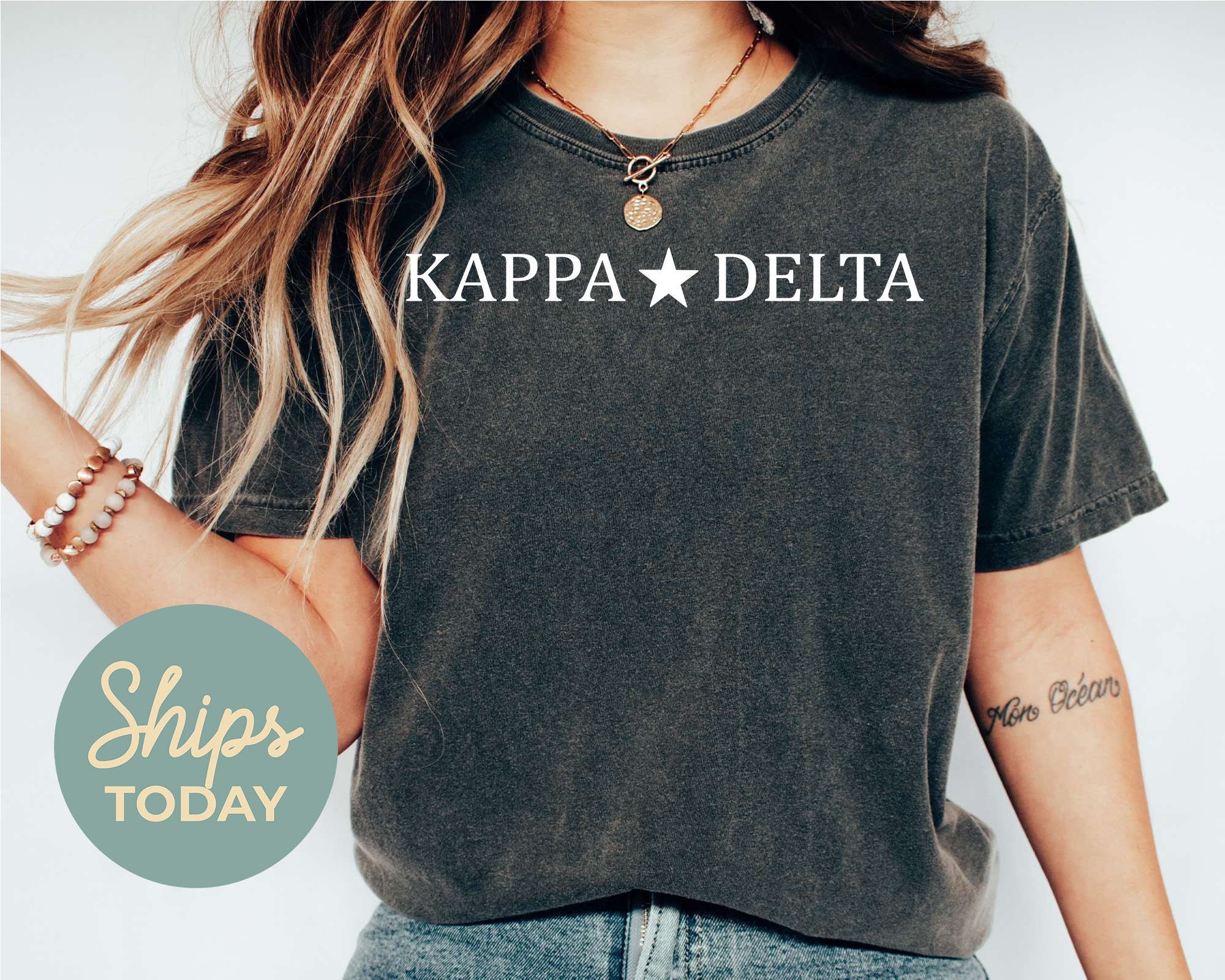 Kappa Delta Letter Shirts