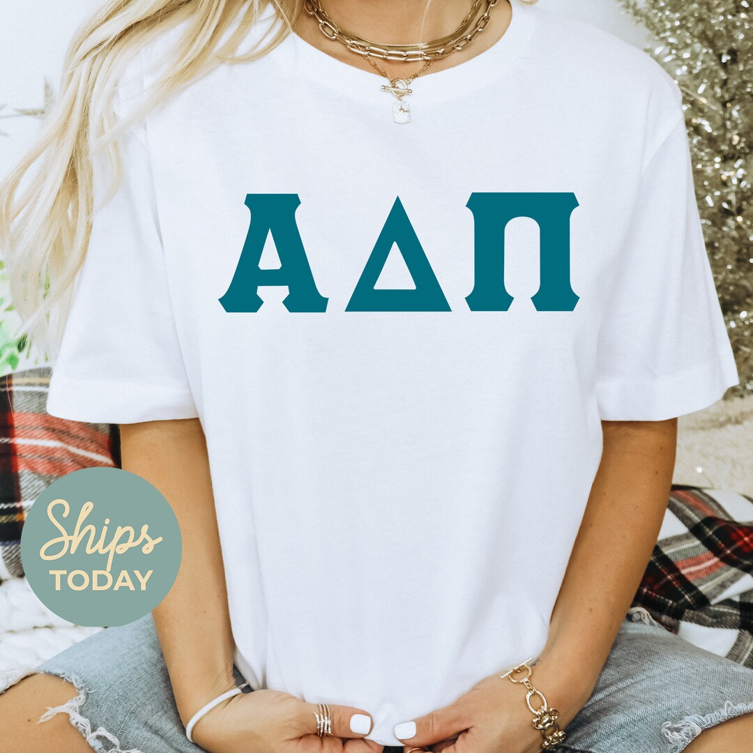 Alpha Delta Pi Back to the Basics Sorority T-shirt ADPI - Etsy