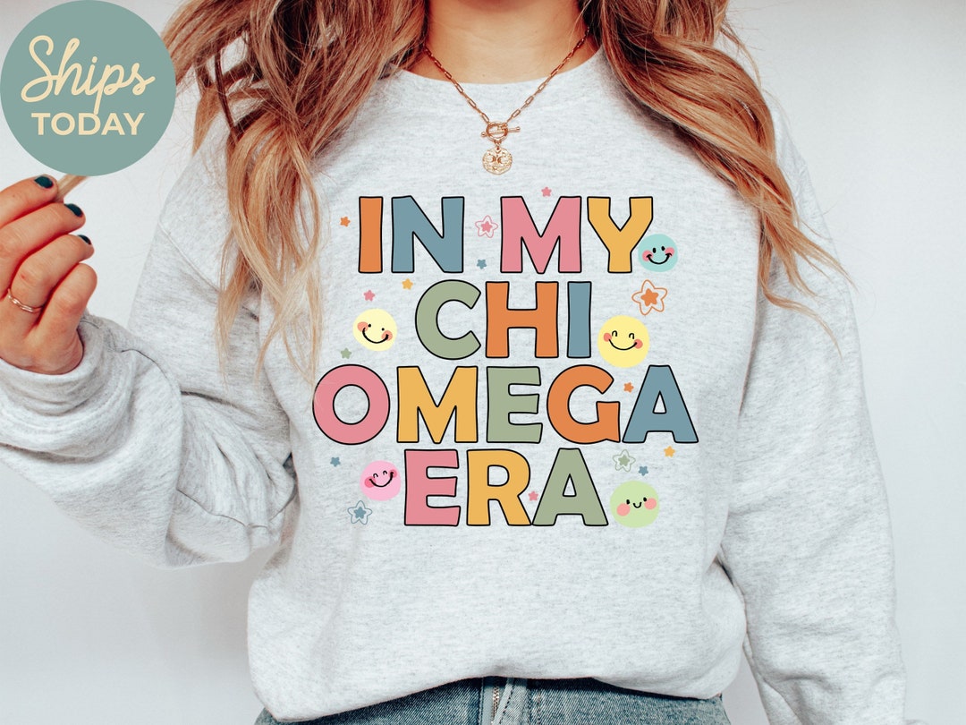 Chi Omega Sorority Era Sorority Sweatshirt Chi O in My Era - Etsy